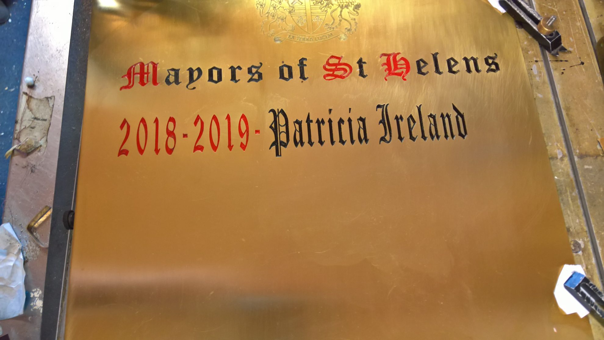 Heraldic Engraving - Alan Roberts Engravers